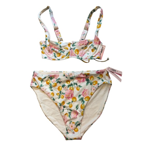 Victoria's Secret | Swim | Nwt Victorias Secret Swim Lemon Floral ...